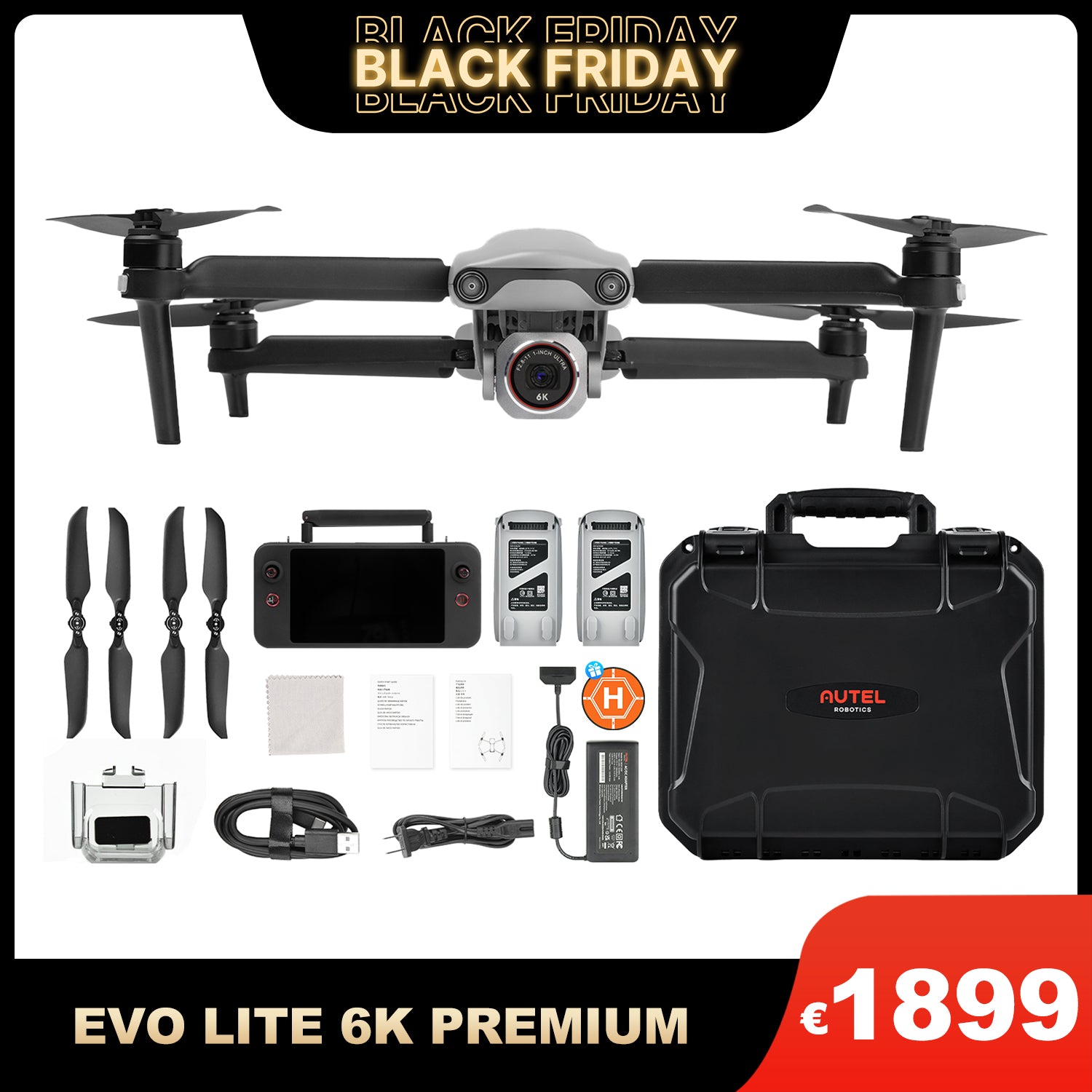 【EU Stock/Free Landing Pad】Autel Robotics EVO Lite 6K Enterprise Drone - Autelpilot